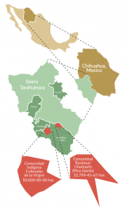 Mapa de la Sierra Tarahumara – Alianza Sierra Madre A.C.